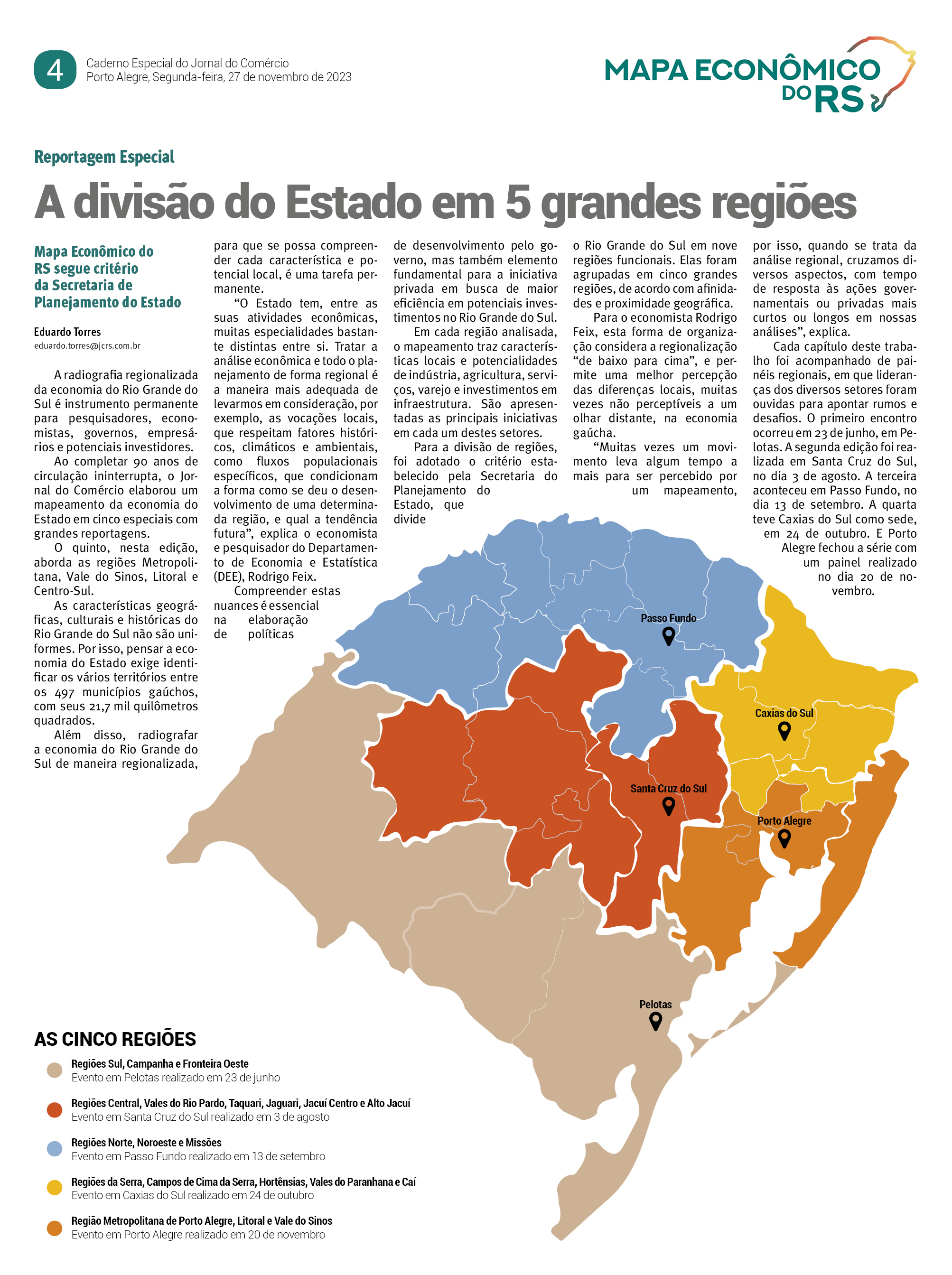 Mapa Econômico do RS - 27 Novembro 2023